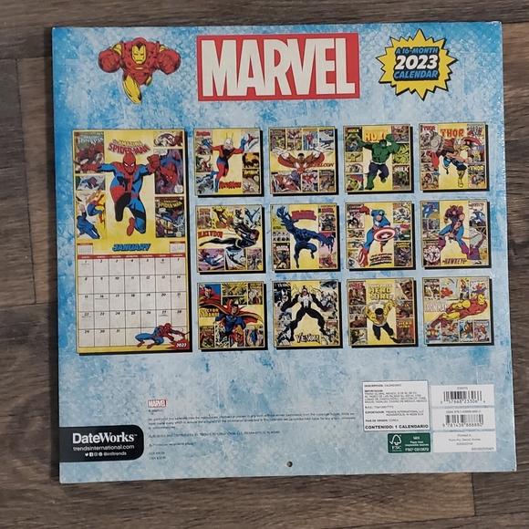 Marvel | Office | Marvel 223 6 Month Calendar | Poshmark